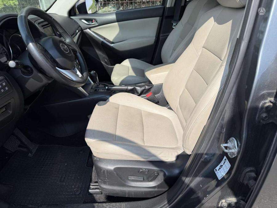 Pelēks Mazda CX-5 2013 Marijampole, ar dzinēja tilpumu 2.19 L un nobraukumu 234 tūkst. km par 4550 €, foto 9 vietnē AUTOMOTO.COM.LV