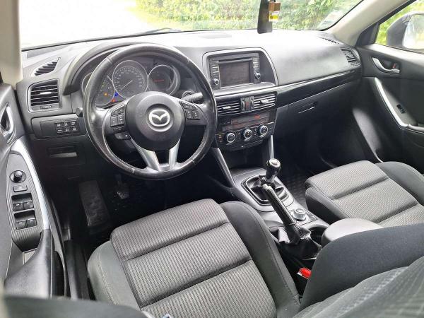 Pelēks Mazda CX-5 2013 Kelmė, ar dzinēja tilpumu 2.20 L un nobraukumu 249 tūkst. km par 5300 €, foto 7 vietnē AUTOMOTO.COM.LV