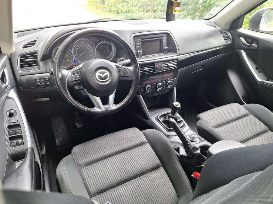 Grey Mazda CX-5 2013 in Kelme, with an engine capacity of 2.20 L and mileage of 249 thousand km for 5300 €, photo 8 on AUTOMOTO.COM.LV