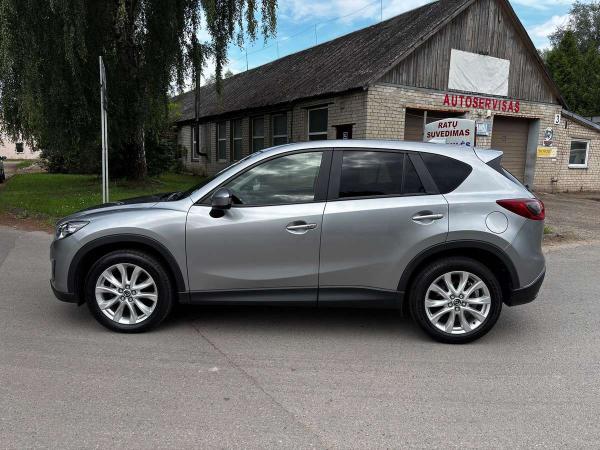 Grey Mazda CX-5 2013 in Panevezys, with an engine capacity of 2.19 L and mileage of 134 thousand km for 6999 €, photo 3 on AUTOMOTO.COM.LV