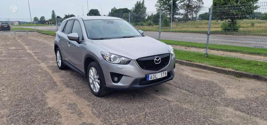 Pelēks Mazda CX-5 2013 Telšiai, ar dzinēja tilpumu 2.19 L un nobraukumu 296 tūkst. km par 6250 €, foto 3 vietnē AUTOMOTO.COM.LV