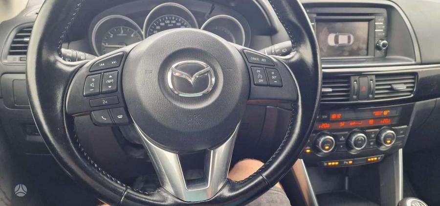 Pelēks Mazda CX-5 2013 Telšiai, ar dzinēja tilpumu 2.19 L un nobraukumu 296 tūkst. km par 6250 €, foto 19 vietnē AUTOMOTO.COM.LV