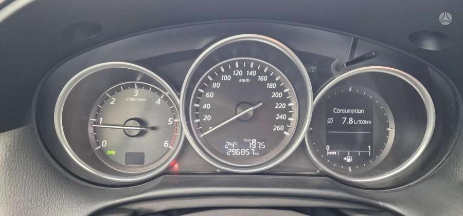 Pelēks Mazda CX-5 2013 Telšiai, ar dzinēja tilpumu 2.19 L un nobraukumu 296 tūkst. km par 6250 €, foto 23 vietnē AUTOMOTO.COM.LV