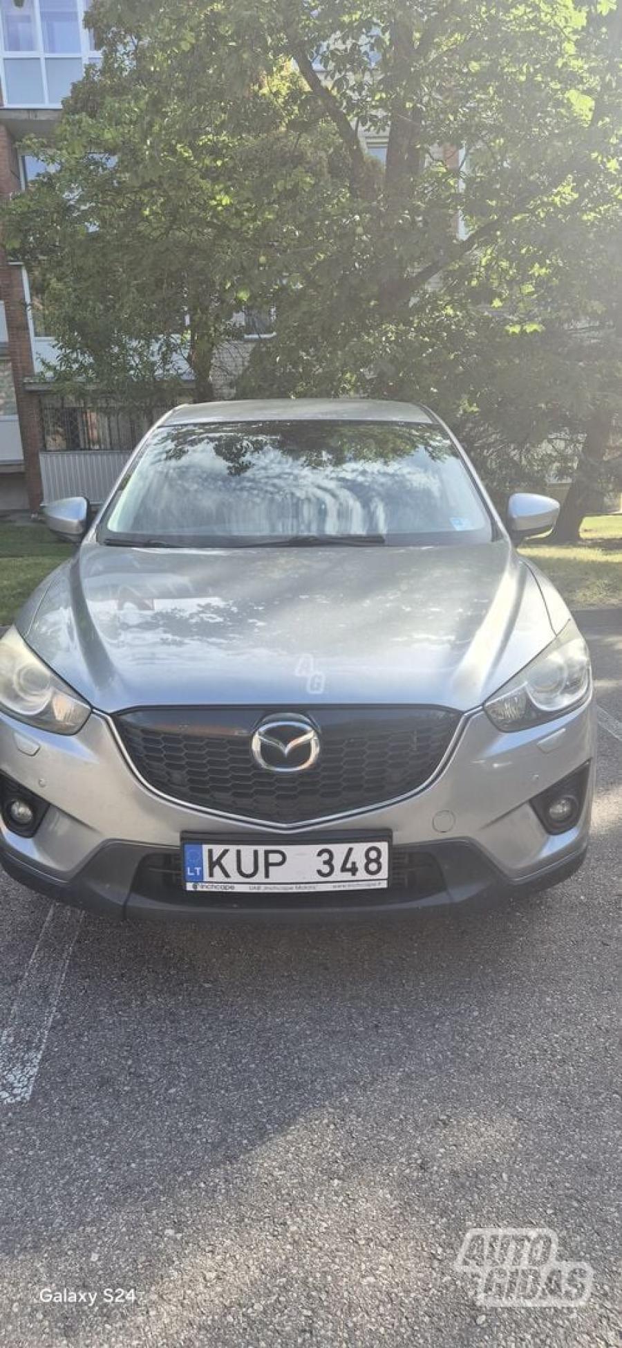 Grey Mazda CX-5 2013 in Alytus, with an engine capacity of 2.20 L and mileage of 265 thousand km for 6300 €, photo 4 on AUTOMOTO.COM.LV