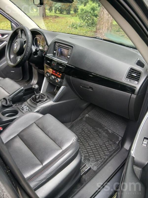Pelēks Mazda CX-5 2013 Dobele, ar dzinēja tilpumu 2.20 L un nobraukumu 250 tūkst. km par 7299 €, foto 7 vietnē AUTOMOTO.COM.LV