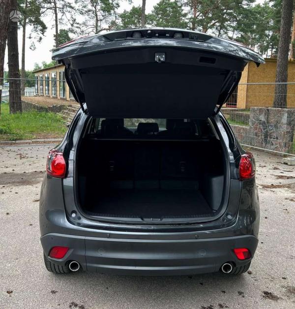 Pelēks Mazda CX-5 2013 Viļņa, ar dzinēja tilpumu 2.20 L un nobraukumu 185 tūkst. km par 7400 €, foto 8 vietnē AUTOMOTO.COM.LV
