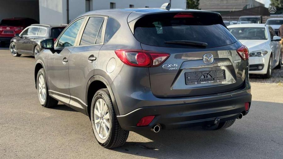 Pelēks Mazda CX-5 2013 Telšiai, ar dzinēja tilpumu 2.19 L un nobraukumu 211 tūkst. km par 8300 €, foto 6 vietnē AUTOMOTO.COM.LV