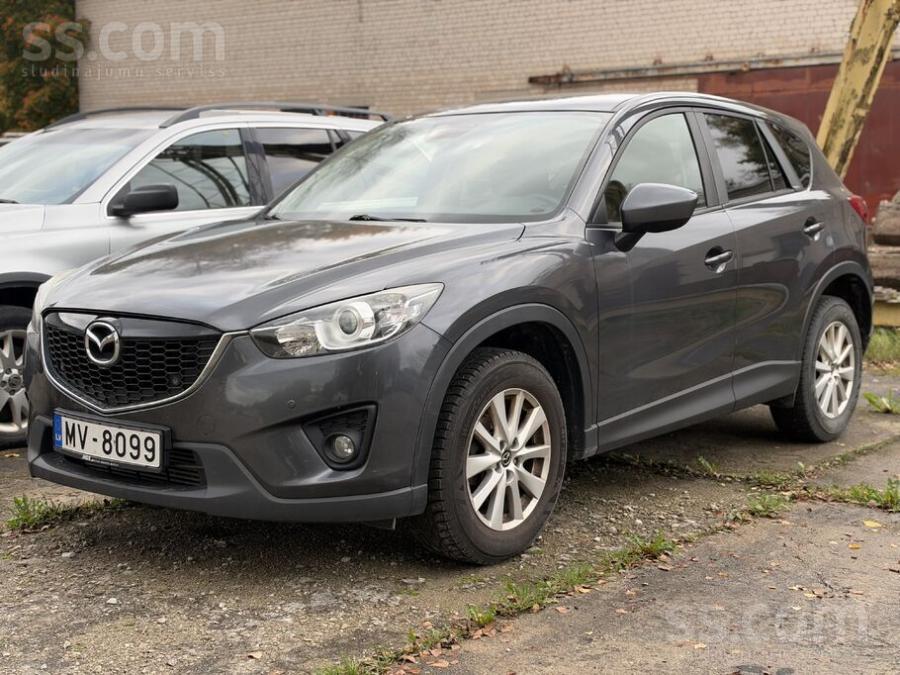 Grey Mazda CX-5 2013 in Valmiera, with an engine capacity of 2.20 L and mileage of 230 thousand km for 2750 €, photo 5 on AUTOMOTO.COM.LV