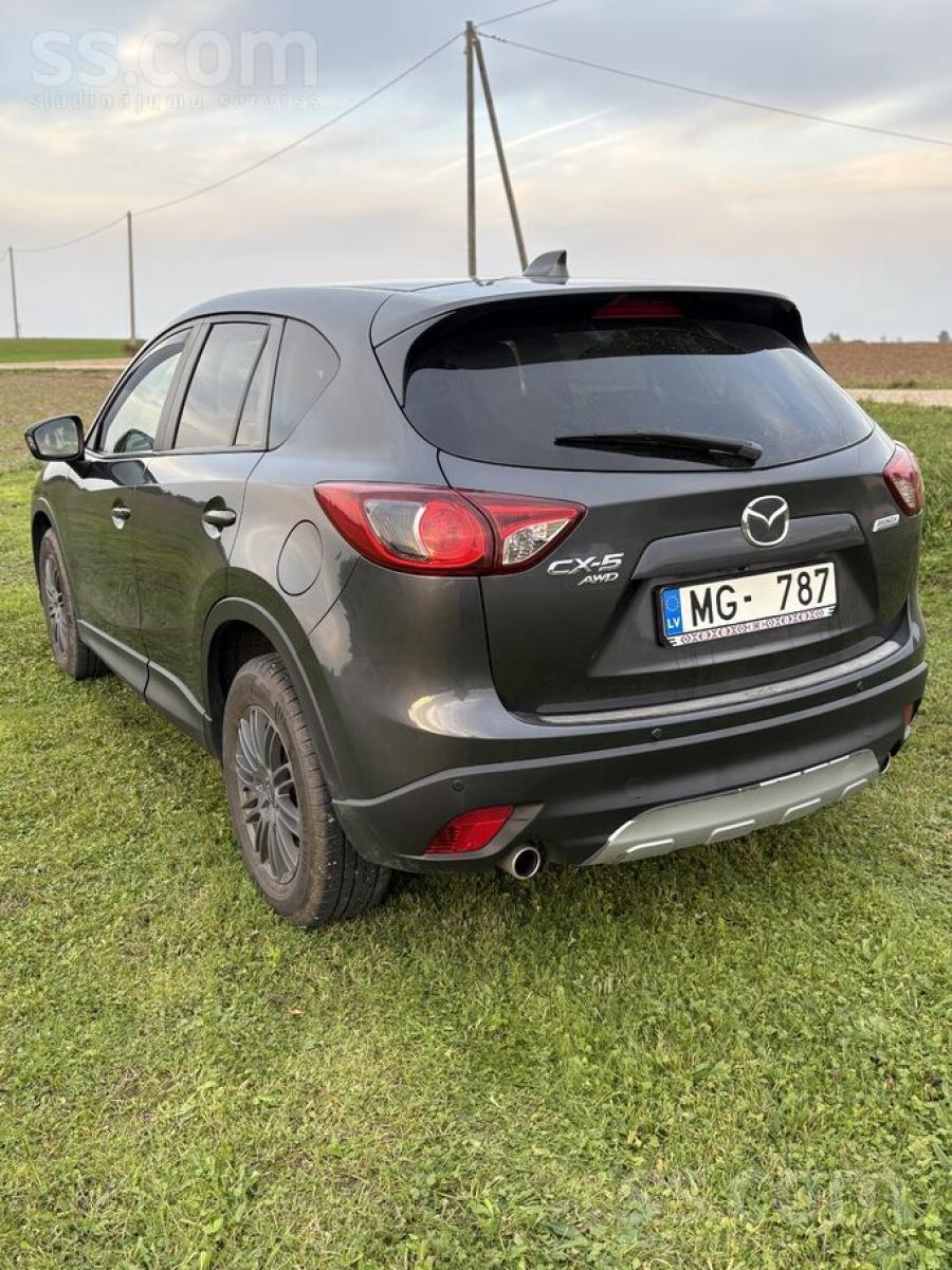 Pelēks Mazda CX-5 2013 Dobele, ar dzinēja tilpumu 2.20 L un nobraukumu 147 tūkst. km par 8200 €, foto 6 vietnē AUTOMOTO.COM.LV