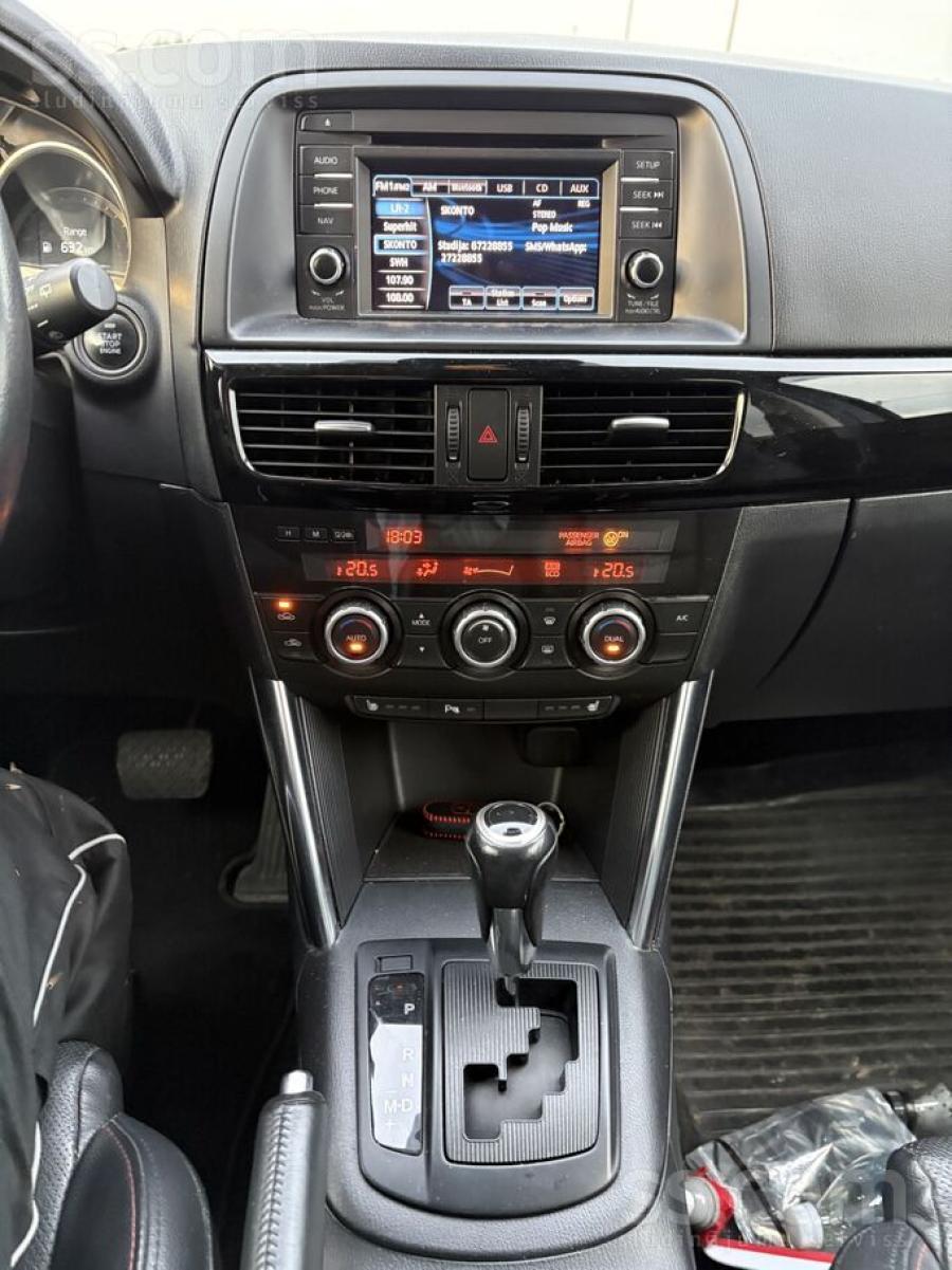 Pelēks Mazda CX-5 2013 Dobele, ar dzinēja tilpumu 2.20 L un nobraukumu 147 tūkst. km par 8200 €, foto 7 vietnē AUTOMOTO.COM.LV