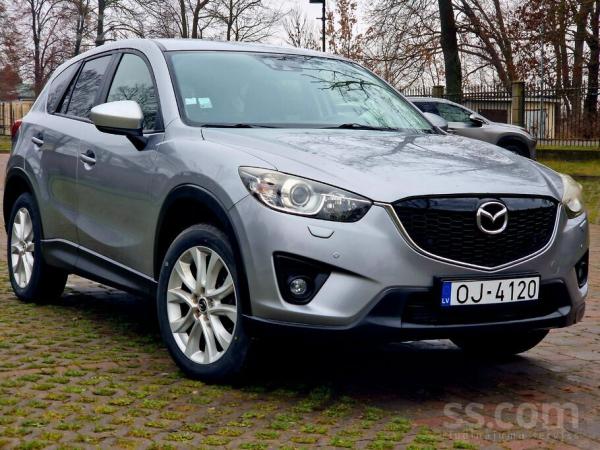 Grey Mazda CX-5 2014 in Jelgava, with an engine capacity of 2.20 L and mileage of 240 thousand km for 7700 €, photo 1 on AUTOMOTO.COM.LV