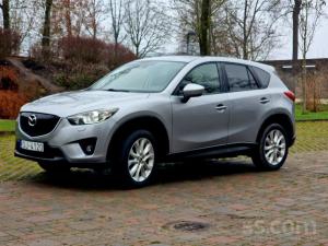 Pelēks Mazda CX-5 2014 Jelgava, ar dzinēja tilpumu 2.20 L un nobraukumu 240 tūkst. km par 7700 €, foto 2 vietnē AUTOMOTO.COM.LV