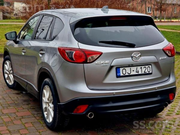 Grey Mazda CX-5 2014 in Jelgava, with an engine capacity of 2.20 L and mileage of 240 thousand km for 7700 €, photo 8 on AUTOMOTO.COM.LV