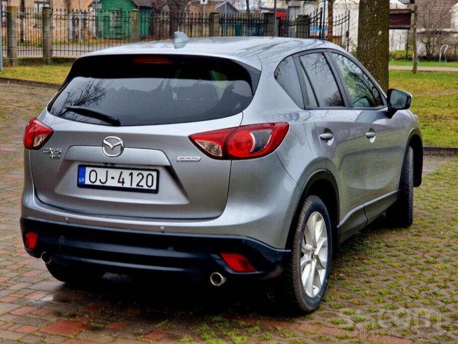 Pelēks Mazda CX-5 2014 Jelgava, ar dzinēja tilpumu 2.20 L un nobraukumu 240 tūkst. km par 7700 €, foto 9 vietnē AUTOMOTO.COM.LV