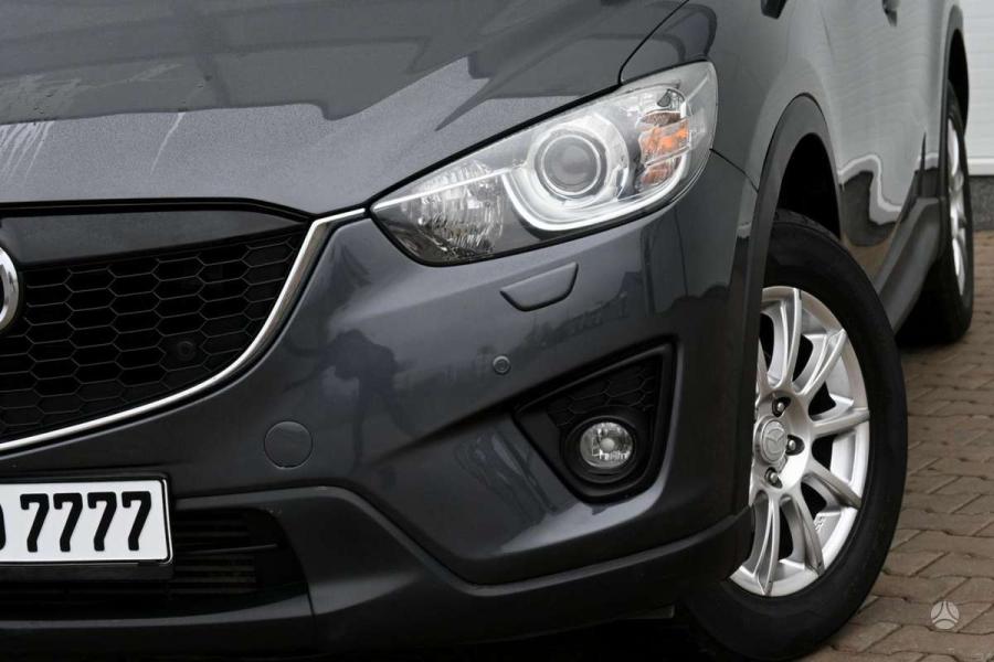 Grey Mazda CX-5 2014 in Kretinga, with an engine capacity of 2.19 L and mileage of 231 thousand km for 8599 €, photo 5 on AUTOMOTO.COM.LV