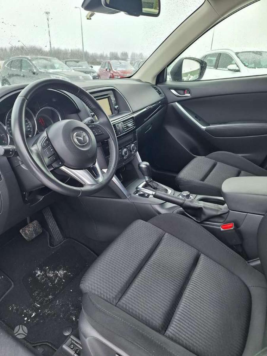 Pelēks Mazda CX-5 2014 Tauragė, ar dzinēja tilpumu 2.19 L un nobraukumu 214 tūkst. km par 6700 €, foto 12 vietnē AUTOMOTO.COM.LV