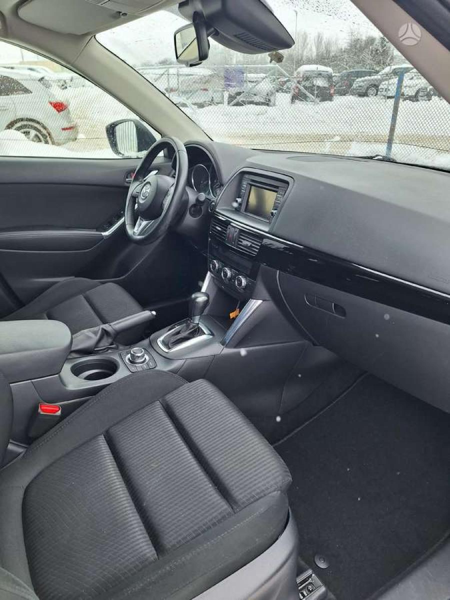 Pelēks Mazda CX-5 2014 Tauragė, ar dzinēja tilpumu 2.19 L un nobraukumu 214 tūkst. km par 6700 €, foto 17 vietnē AUTOMOTO.COM.LV