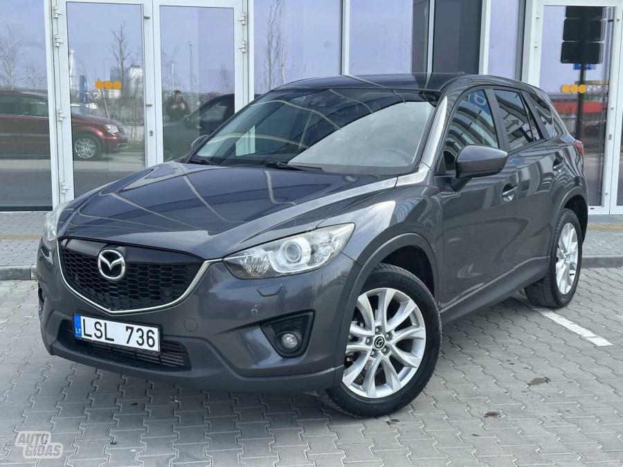 Pelēks Mazda CX-5 2014 Viļņa, ar dzinēja tilpumu 2.20 L un nobraukumu 252 tūkst. km par 7000 €, foto 4 vietnē AUTOMOTO.COM.LV