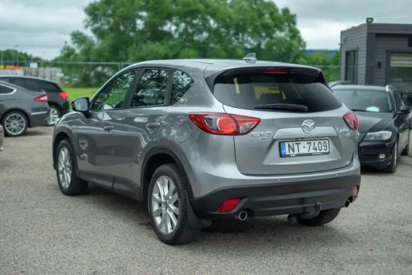 Pelēks Mazda CX-5 2014 Liepāja, ar dzinēja tilpumu 2.20 L un nobraukumu 192 tūkst. km par 11450 €, foto 2 vietnē AUTOMOTO.COM.LV