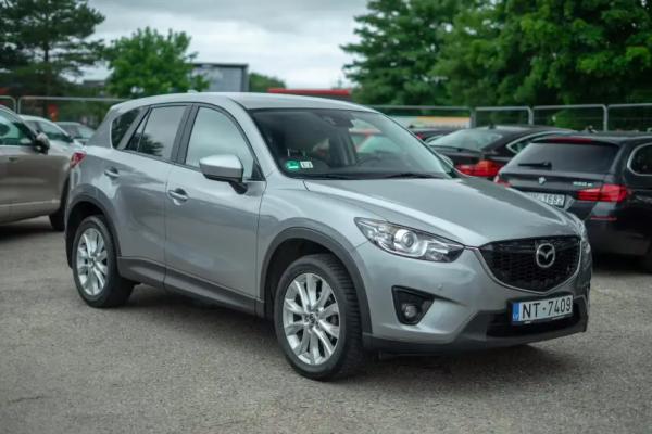Pelēks Mazda CX-5 2014 Liepāja, ar dzinēja tilpumu 2.20 L un nobraukumu 192 tūkst. km par 11450 €, foto 5 vietnē AUTOMOTO.COM.LV