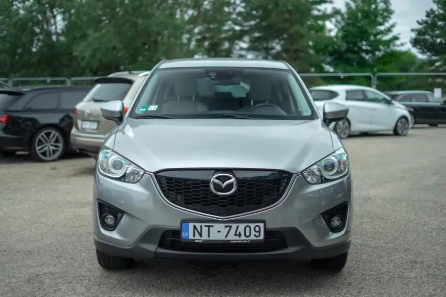 Pelēks Mazda CX-5 2014 Liepāja, ar dzinēja tilpumu 2.20 L un nobraukumu 192 tūkst. km par 11450 €, foto 7 vietnē AUTOMOTO.COM.LV