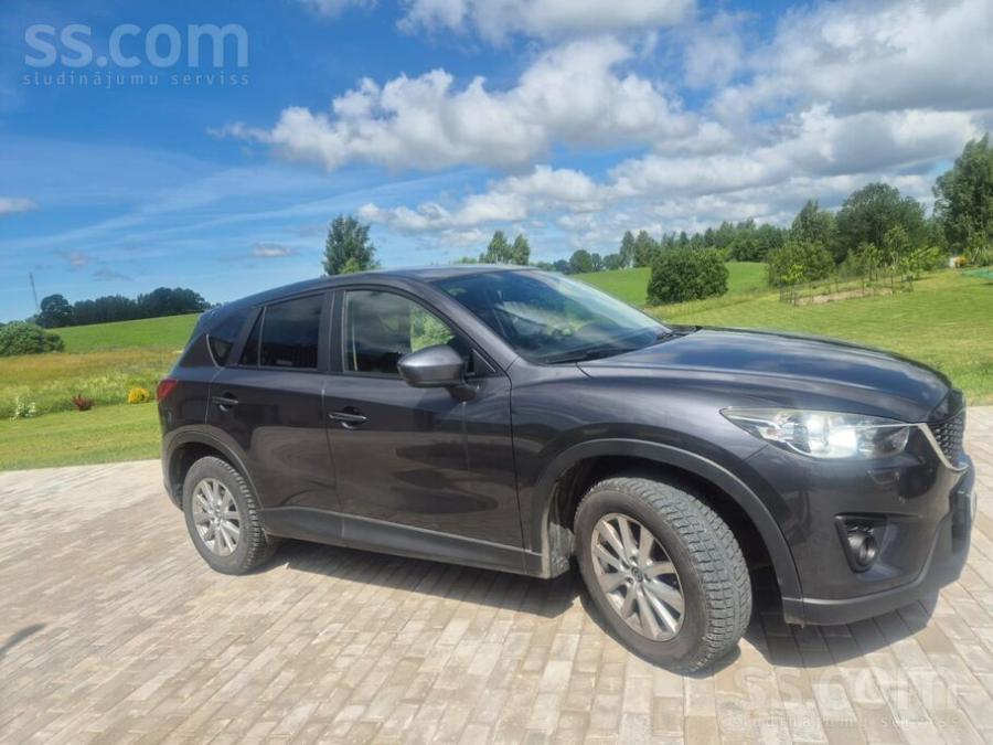 Grey Mazda CX-5 2014 in Riga, with an engine capacity of 2.20 L and mileage of 321 thousand km for 7200 €, photo 3 on AUTOMOTO.COM.LV