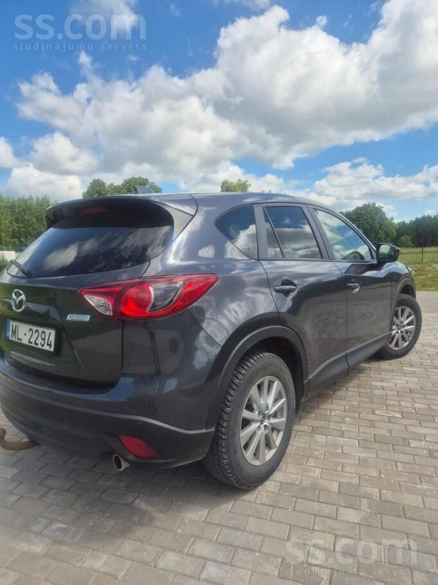 Grey Mazda CX-5 2014 in Riga, with an engine capacity of 2.20 L and mileage of 321 thousand km for 7200 €, photo 5 on AUTOMOTO.COM.LV