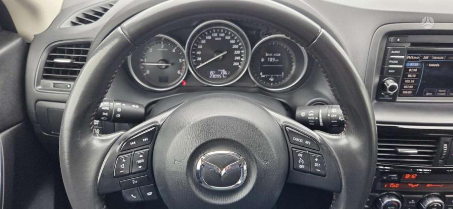 Grey Mazda CX-5 2014 in Vilnius, with an engine capacity of 2.19 L and mileage of 230 thousand km for 6400 €, photo 29 on AUTOMOTO.COM.LV