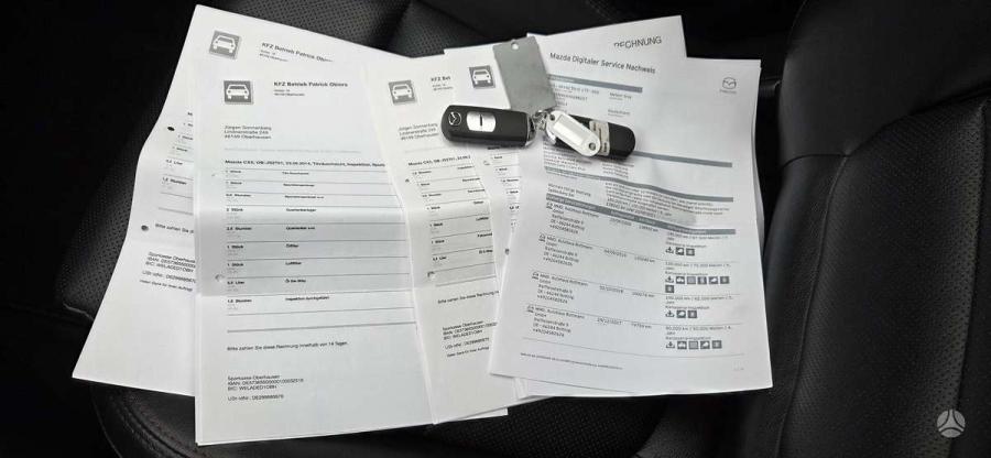 Grey Mazda CX-5 2014 in Vilnius, with an engine capacity of 2.19 L and mileage of 230 thousand km for 6400 €, photo 31 on AUTOMOTO.COM.LV
