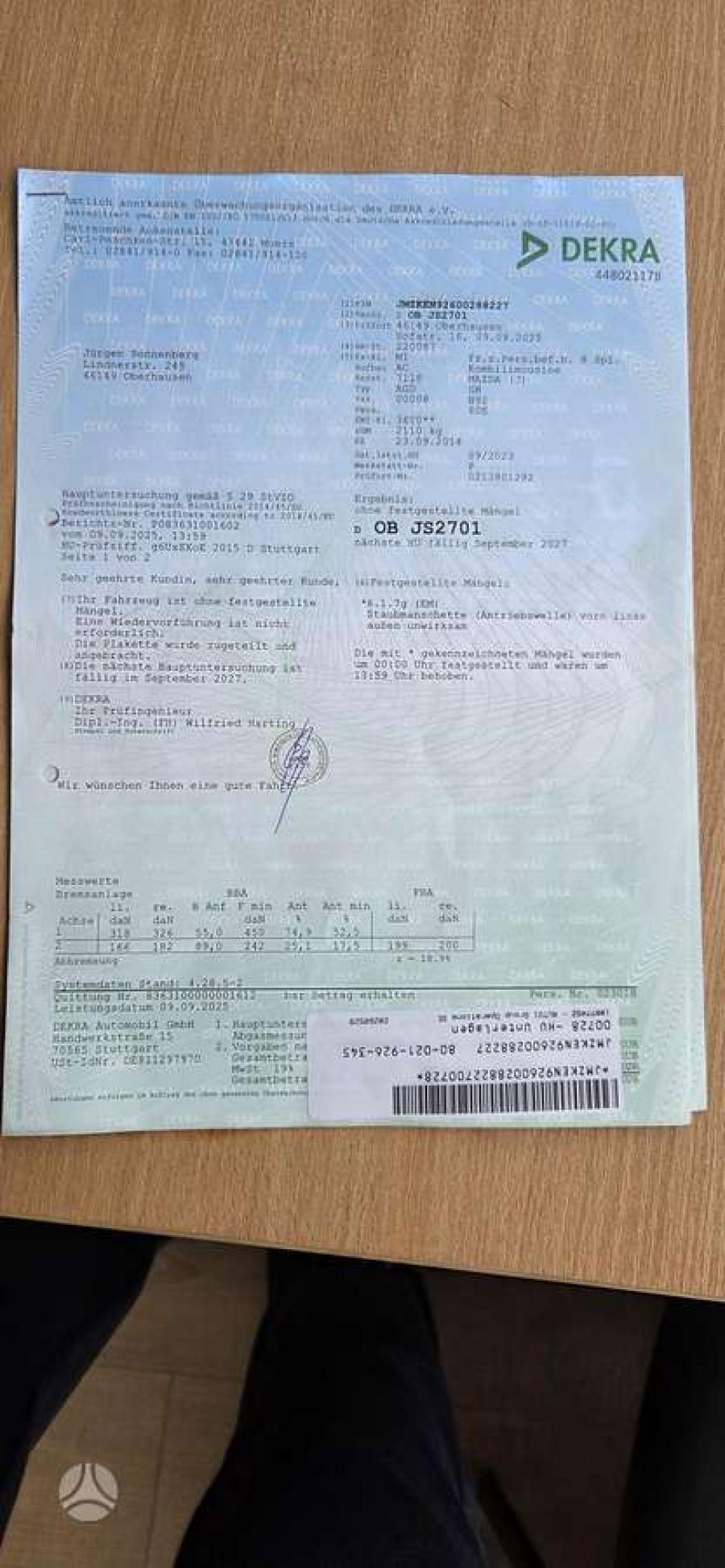 Grey Mazda CX-5 2014 in Vilnius, with an engine capacity of 2.19 L and mileage of 230 thousand km for 6400 €, photo 33 on AUTOMOTO.COM.LV