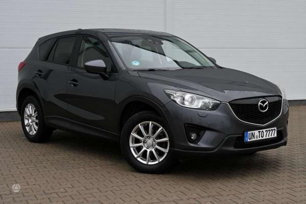 Pelēks Mazda CX-5 2014 Kretinga, ar dzinēja tilpumu 2.19 L un nobraukumu 231 tūkst. km par 8299 €, foto 1 vietnē AUTOMOTO.COM.LV