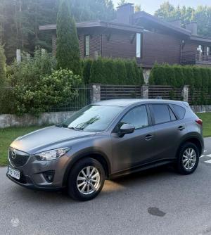 Grey Mazda CX-5 2014 in Vilnius, with an engine capacity of 2.19 L and mileage of 235 thousand km for 5500 €, photo  on AUTOMOTO.COM.LV