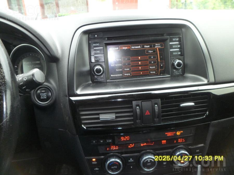 Grey Mazda CX-5 2014 in Bauska, with an engine capacity of 2.20 L and mileage of 0 thousand km for 6600 €, photo 5 on AUTOMOTO.COM.LV