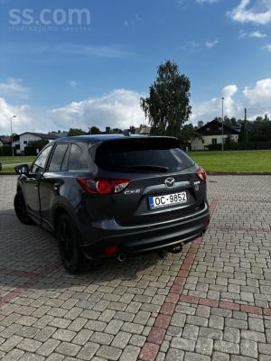 Pelēks Mazda CX-5 2014 Cēsis, ar dzinēja tilpumu 2.20 L un nobraukumu 272 tūkst. km par 7499 €, foto 4 vietnē AUTOMOTO.COM.LV