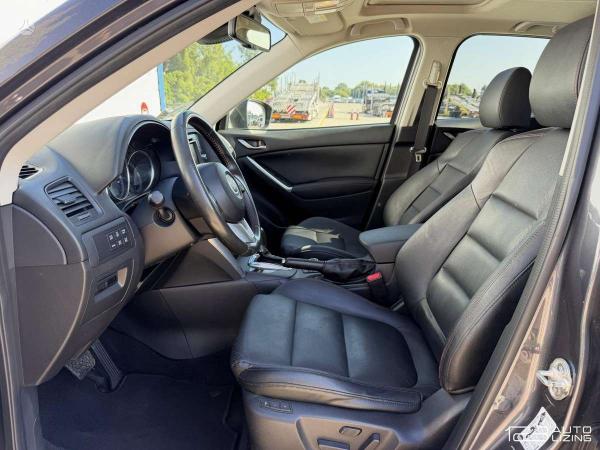 Pelēks Mazda CX-5 2014 Tauragė, ar dzinēja tilpumu 2.20 L un nobraukumu 216 tūkst. km par 6500 €, foto 11 vietnē AUTOMOTO.COM.LV