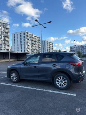 Pelēks Mazda CX-5 2014 Viļņa, ar dzinēja tilpumu 2.19 L un nobraukumu 221 tūkst. km par 6899 €, foto 4 vietnē AUTOMOTO.COM.LV