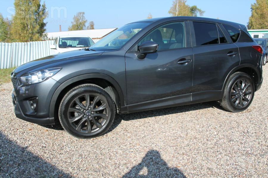 Pelēks Mazda CX-5 2014 Daugavpils, ar dzinēja tilpumu 2.20 L un nobraukumu 256 tūkst. km par 7490 €, foto 4 vietnē AUTOMOTO.COM.LV