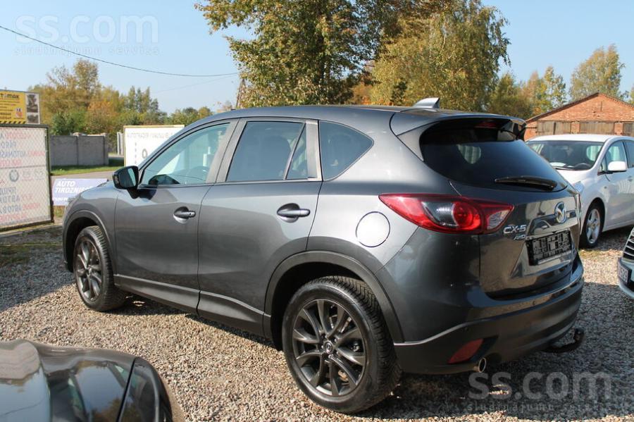 Pelēks Mazda CX-5 2014 Daugavpils, ar dzinēja tilpumu 2.20 L un nobraukumu 256 tūkst. km par 7490 €, foto 5 vietnē AUTOMOTO.COM.LV