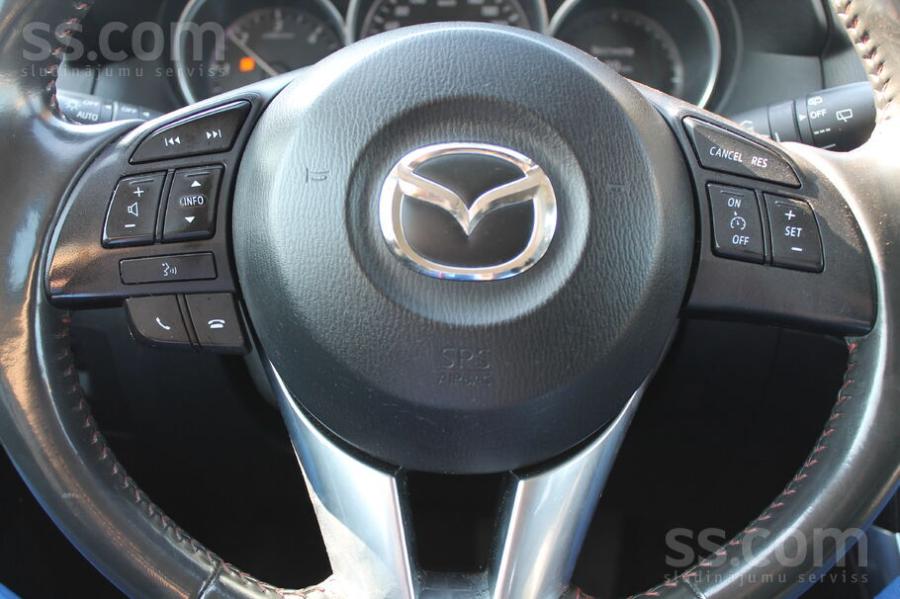 Pelēks Mazda CX-5 2014 Daugavpils, ar dzinēja tilpumu 2.20 L un nobraukumu 256 tūkst. km par 7490 €, foto 21 vietnē AUTOMOTO.COM.LV