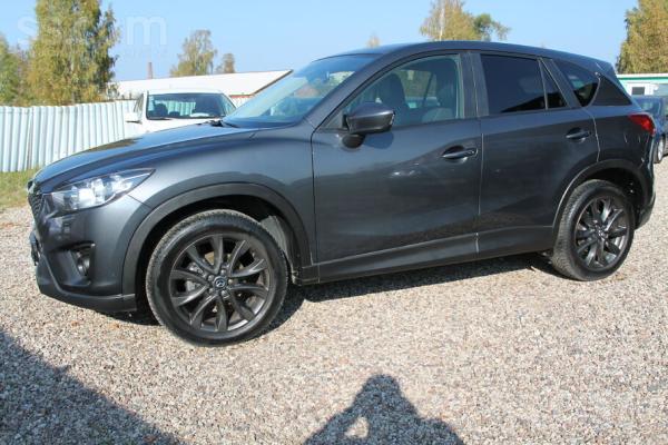 Pelēks Mazda CX-5 2014 Daugavpils, ar dzinēja tilpumu 2.20 L un nobraukumu 256 tūkst. km par 7490 €, foto 4 vietnē AUTOMOTO.COM.LV