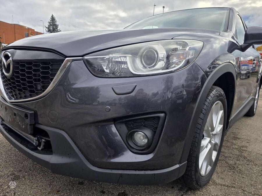 Grey Mazda CX-5 2014 in Marijampole, with an engine capacity of 2.19 L and mileage of 264 thousand km for 5200 €, photo 1 on AUTOMOTO.COM.LV