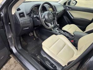 Grey Mazda CX-5 2014 in Marijampole, with an engine capacity of 2.19 L and mileage of 264 thousand km for 5200 €, photo 8 on AUTOMOTO.COM.LV