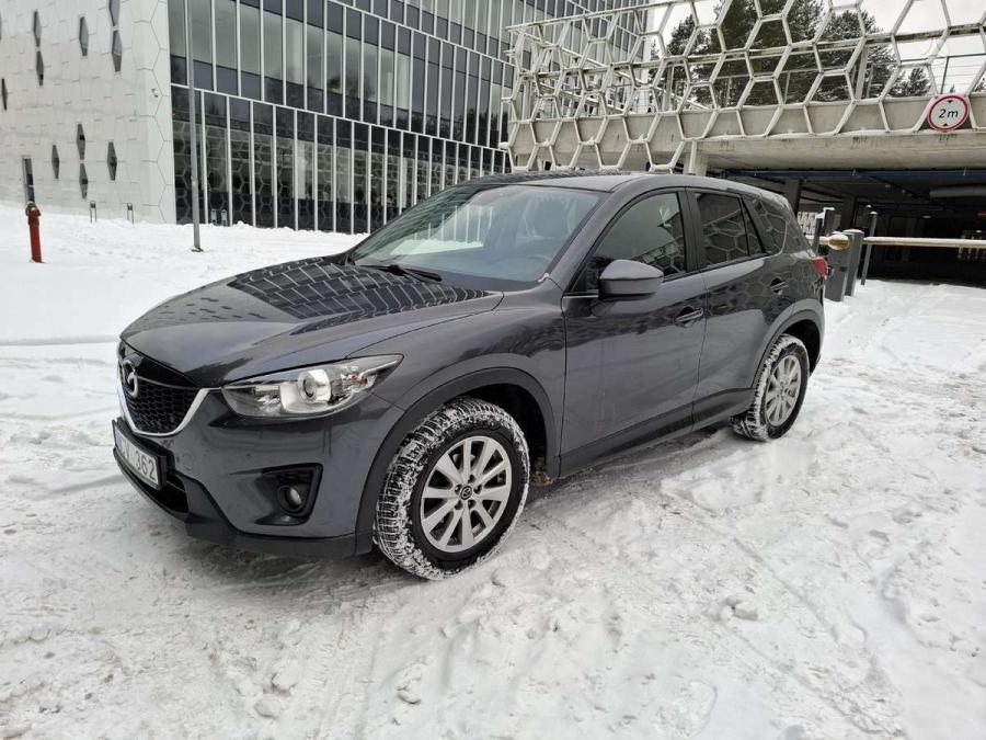 Pelēks Mazda CX-5 2015 Viļņa, ar dzinēja tilpumu 2.19 L un nobraukumu 221 tūkst. km par 7300 €, foto 1 vietnē AUTOMOTO.COM.LV