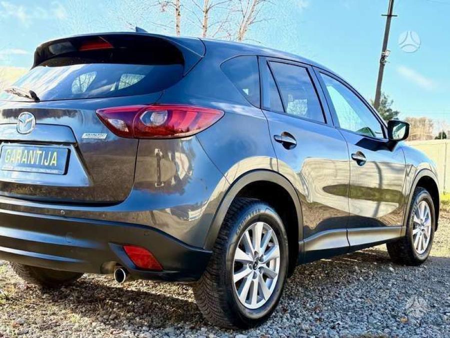 Pelēks Mazda CX-5 2015 Šauļi, ar dzinēja tilpumu 2.19 L un nobraukumu 244 tūkst. km par 8750 €, foto 8 vietnē AUTOMOTO.COM.LV