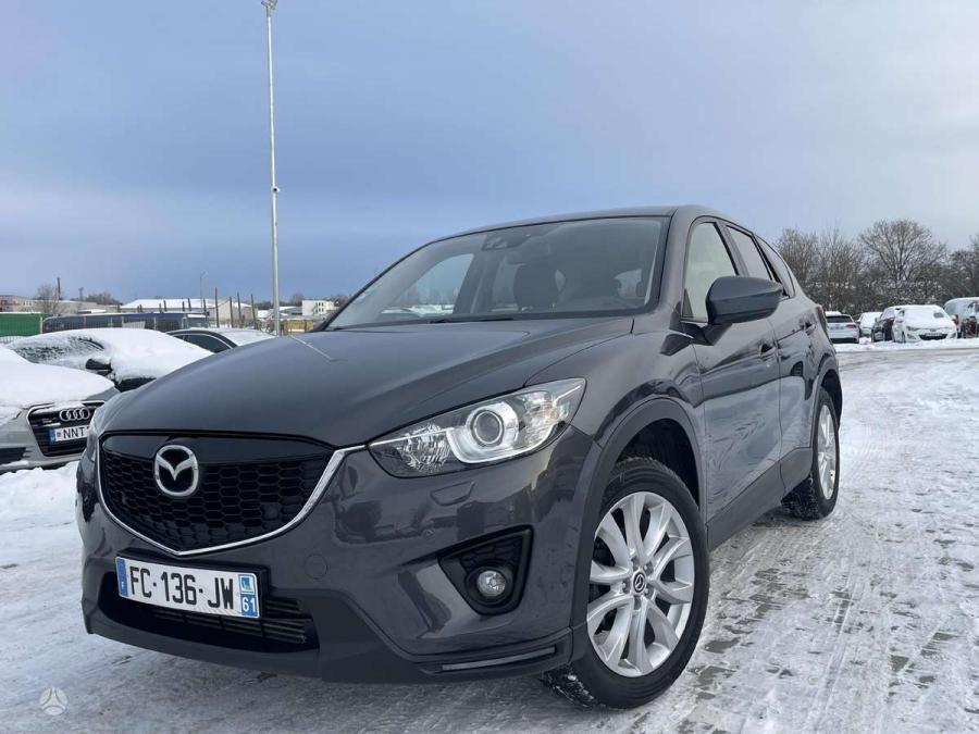Pelēks Mazda CX-5 2015 Tauragė, ar dzinēja tilpumu 2.19 L un nobraukumu 196 tūkst. km par 7990 €, foto 1 vietnē AUTOMOTO.COM.LV