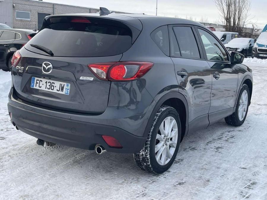 Pelēks Mazda CX-5 2015 Tauragė, ar dzinēja tilpumu 2.19 L un nobraukumu 196 tūkst. km par 7990 €, foto 7 vietnē AUTOMOTO.COM.LV