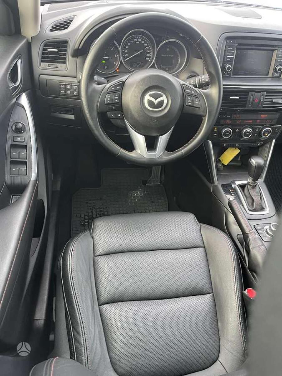 Pelēks Mazda CX-5 2015 Tauragė, ar dzinēja tilpumu 2.19 L un nobraukumu 196 tūkst. km par 7990 €, foto 10 vietnē AUTOMOTO.COM.LV
