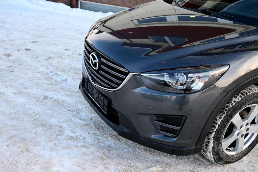 Grey Mazda CX-5 2015 in Kretinga, with an engine capacity of 2.19 L and mileage of 235 thousand km for 8999 €, photo 4 on AUTOMOTO.COM.LV