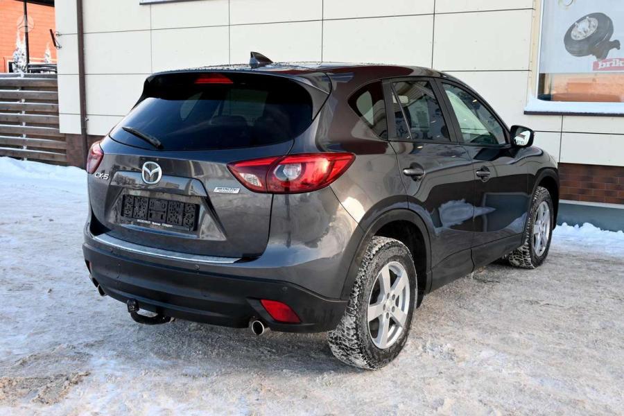 Grey Mazda CX-5 2015 in Kretinga, with an engine capacity of 2.19 L and mileage of 235 thousand km for 8999 €, photo 9 on AUTOMOTO.COM.LV