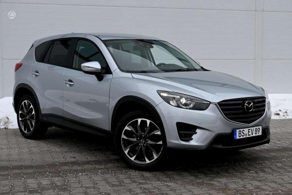 Pelēks Mazda CX-5 2015 Kretinga, ar dzinēja tilpumu 2.19 L un nobraukumu 232 tūkst. km par 10199 €, foto 1 vietnē AUTOMOTO.COM.LV